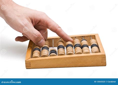Calculation On Wooden Accounts Stock Image Image Of Finance Account