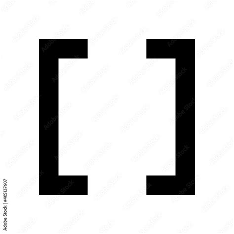 Data Array Array Icon Array Vector Data Array Symbol Code Icon