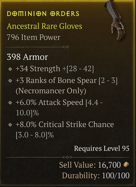 Necro 3 Bone Spear Gloves With Critical Chance Topic D2jsp