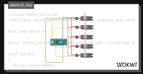 Servo Nano Wokwi Esp Stm Arduino Simulator