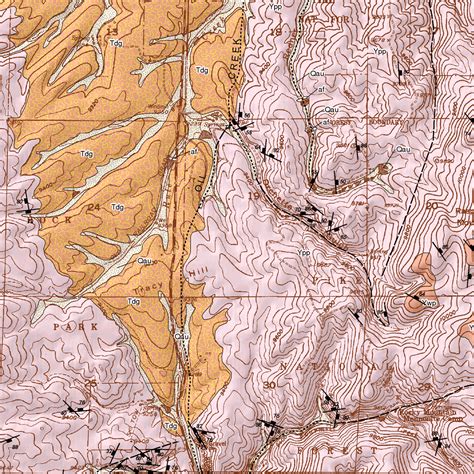 Of 09 02 Geologic Map Of The Divide Quadrangle Teller County Colorado