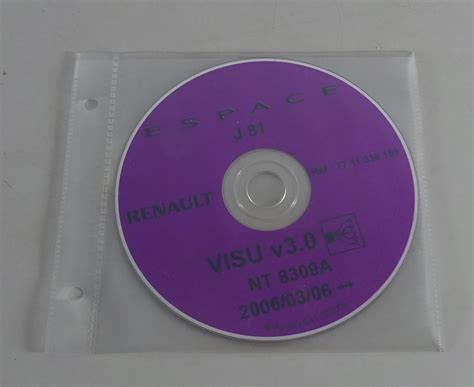 Werkstatthandbuch Elektrische Schaltpläne Auf Cd Renault Espace Stand