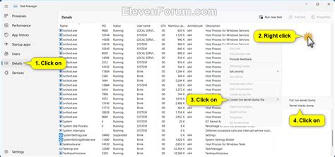 Create Live Kernel Dump File In Windows 11 Windows 11 Forum