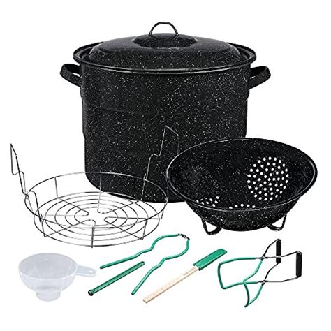 Granite Ware 9 Piece Canner Kit Includes Enamel On Steel 215 Quart
