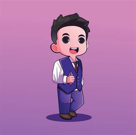 Etherium Miner Cute Chibi Character 4714344 Vector Art At Vecteezy