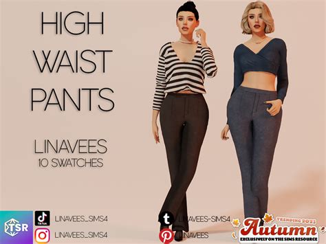 The Sims Resource Liza Pants
