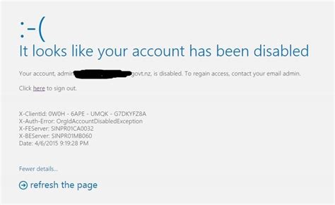 Office 365 Admin Accounts Disabled Cloud Computing And Saas
