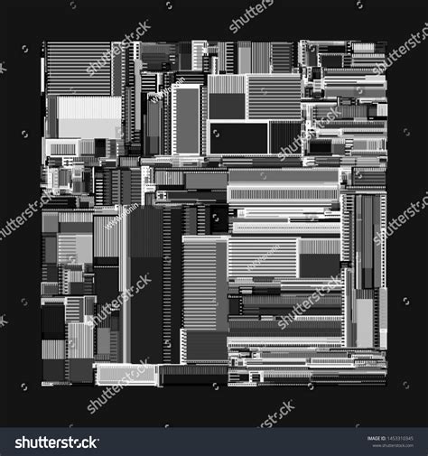 Vector Illustration Complex Geometric Pattern Reminiscent Stock Vector
