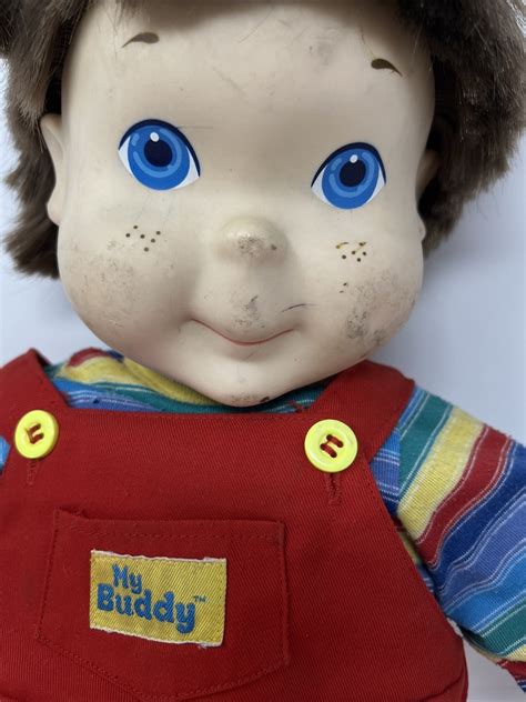 My Buddy Doll Costume Vintage 1985 Playskool My Buddy Blonde Hair Blue