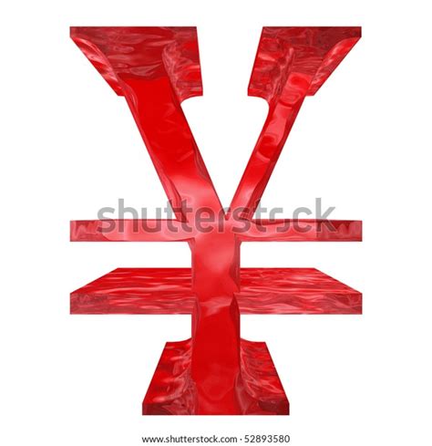 High Resolution Red Glass Font Isolated Stock Illustration 52893580