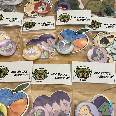 Booty Pin Etsy