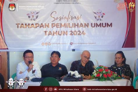 Lumanauw Buka Sosialisasi Tahapan Pemilu 2024 Di Desa Kolongan