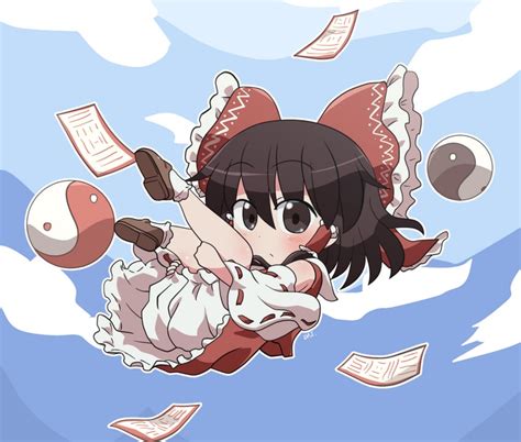 Hakurei Reimu Touhou Drawn By Rokugoudaisuke Danbooru