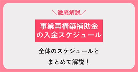 事業再構築補助金の入金タイミングについて｜全体のスケジュールとまとめて解説 株式会社プランベース｜中小企業の補助金申請支援、資金調達、事業