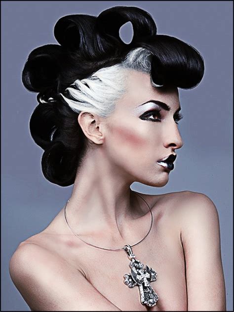Black White Hair Hairstyle Hair