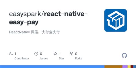 Github Easysparkreact Native Easy Pay Reactnative 微信、支付宝支付