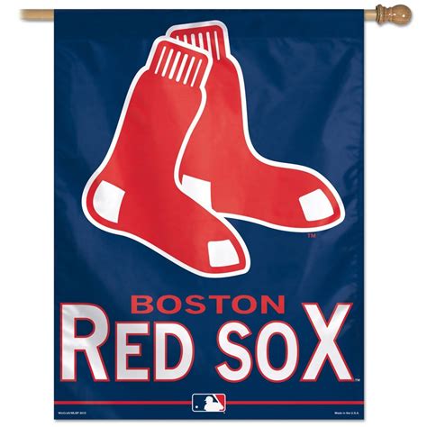 Boston Red Sox 27 X 37 Vertical Flag Mlb Baseball Pennants Banners