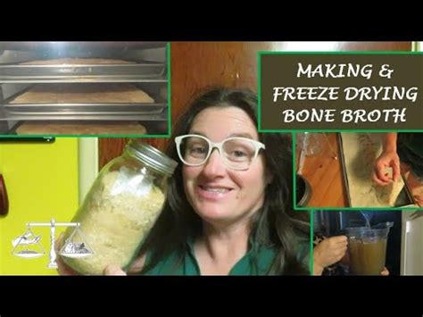 Making Freeze Drying Bone Broth YouTube