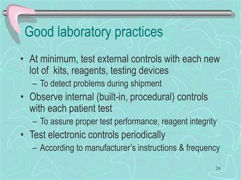 Ppt Good Laboratory Practices With Waived Test Systems Powerpoint Presentation Id3086284