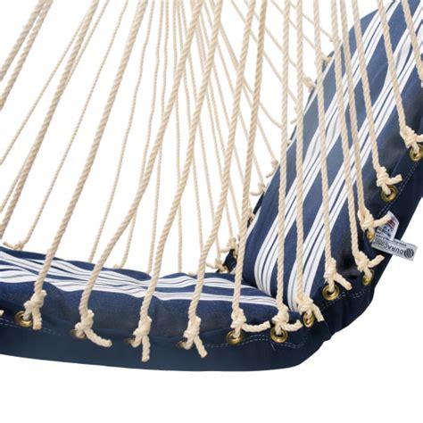 Sunbrella Cushioned Single Swing Navy Stripe Snvst Pawleys Island