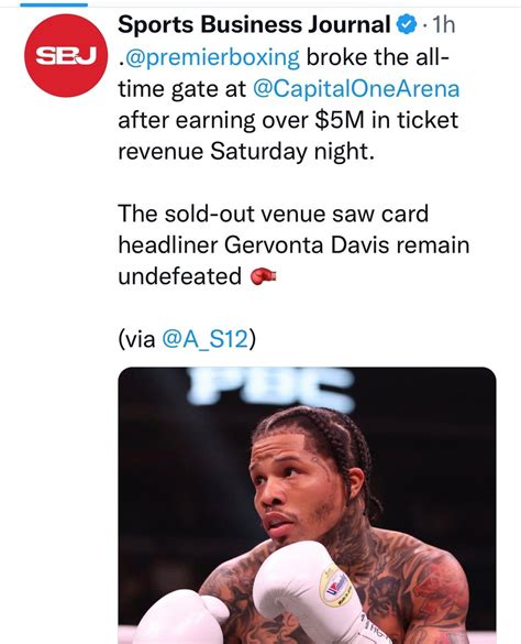 Boxingego On Twitter Tank Davis Continues To Set And Break Records