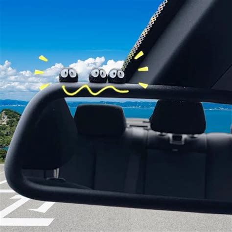 Amazon Levvohd Cute Soot Sprites Rearview Mirror Accessories