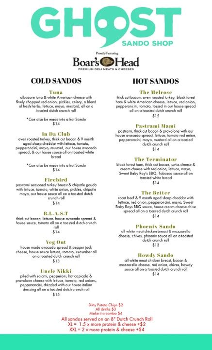 Ghost Sando Shop Melrose Toast