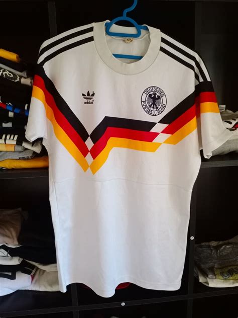 WEST GERMANY WORLD CUP 1990 ADIDAS HOME VINTAGE FOOTBALL TRIKOT JERSEY