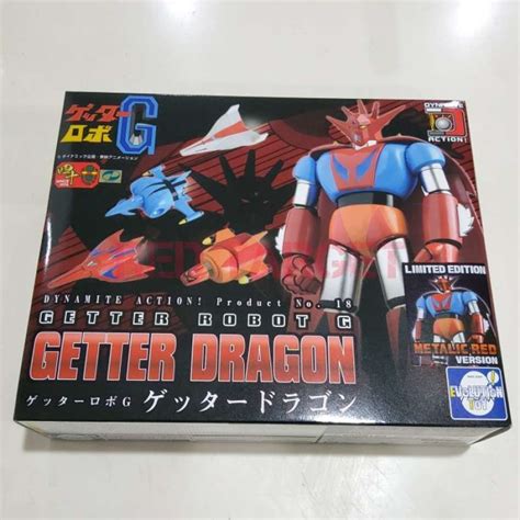 Promo Evolution Toy Getter Robot G Getter Dragon Metalic Red Version