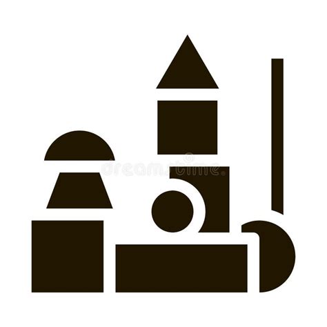 Preschool Education Toys Icon Vector Glyph Illustration Stock Vector