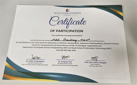 mohit choudhary on linkedin successful completion of machine learning