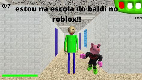 JOGANDO BALDI S BASICS NO ROBLOX YouTube