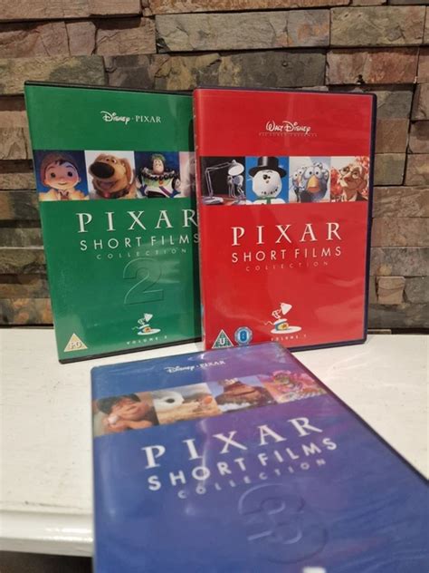 Disney Pixar Short Films Collection 1 2 And 3 Dvd Set Uk £995