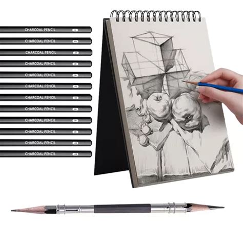 Cuaderno Dibujo Cubierta De Papel Kraft 18 26cm Y Lápice12 Meses sin interés