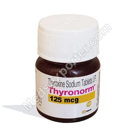 Thyronorm 125 Mcg Weight Loss Supplement Hypothyroidism