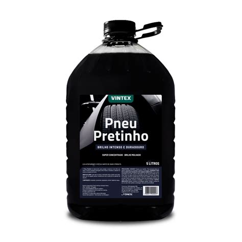 Pneu Pretinho 5l Vintex Brilho Molhado Shopee Brasil