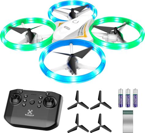 Dyineefy Mini Drone Small Colorful Led Quadcopter With Altitude Hold