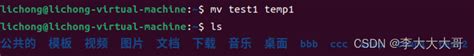 linux常用命令 linux查看tmp目录中的内容 csdn博客
