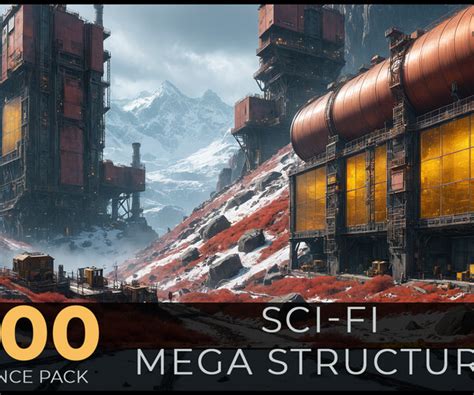 Artstation 500 Sci Fi Megastructures Concept Art References 8k