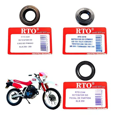 Retentor Eixo Pinh O Eixo Cambio Partida Honda Xlx Parcelamento Sem Juros