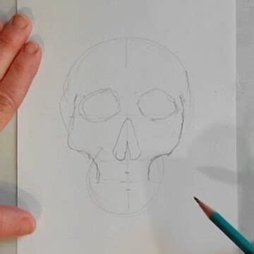 How To Draw A Skull Step By Step Artlooklearn Com