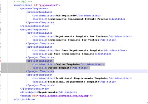 Lifecycle Project Creation Failed At Rrc Project Creation With Custom