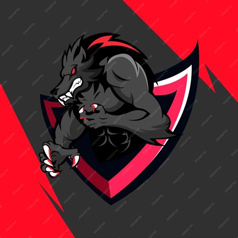 Premium Vector Werewolf Esport Mascot Logo Illustration