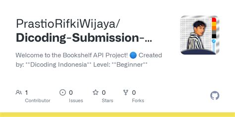 Github Prastiorifkiwijayadicoding Submission Projek Bookshelf Apiby Aws Welcome To The