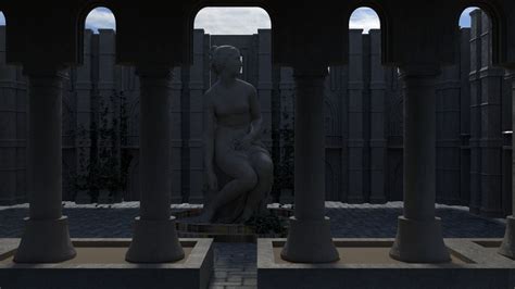 Courtyard Design Attempt Finished Projects Blender Artists Community