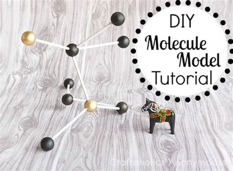 Geek Chic How To Make A Molecule Model Sculpture Curbly Modern