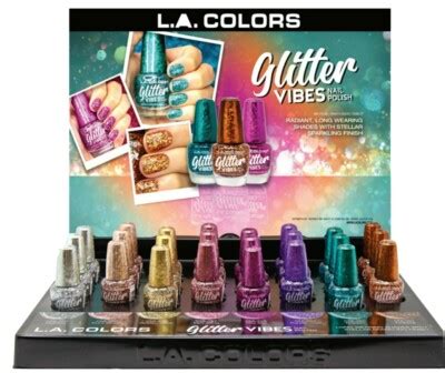 La Colors Glitter Vibes Nail Polisher Color X8 Ebay