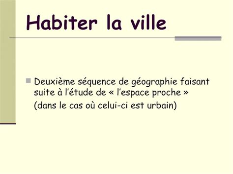 Pdf Habiter La Ville Histoire Et Géographiehistoire Geoac Amiens