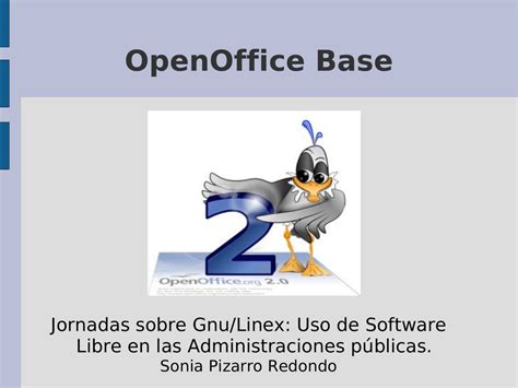 Openoffice Base