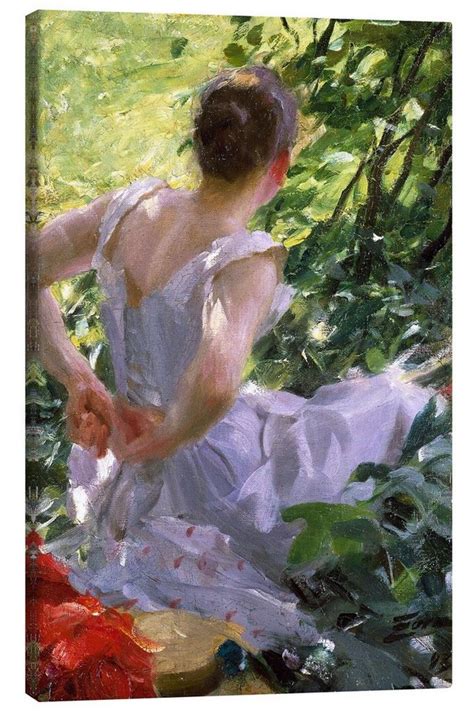 Posterlounge Leinwandbild Anders Leonard Zorn Im Wald Malerei